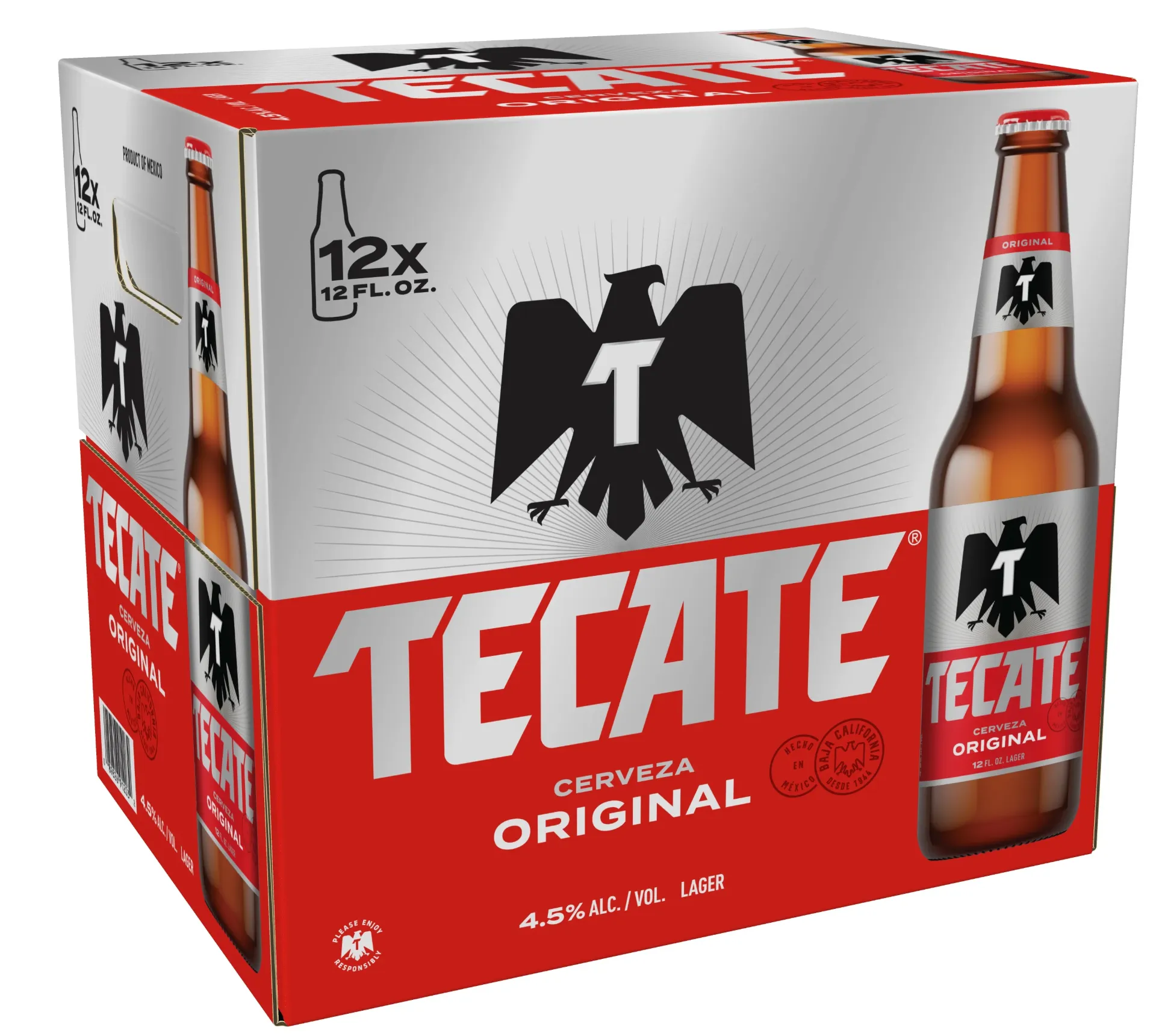 Cerveza caguama de 1.2 lts, tecate, carton | Agrotitlan